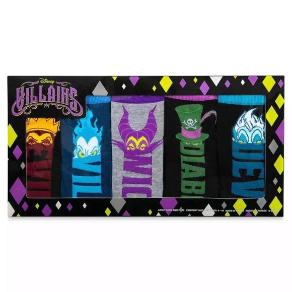 Disney | Accessories | Disney Parks Villains Maleficent Hades Ursula ...